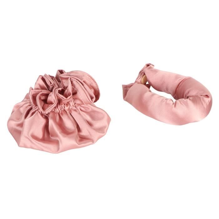 Drfeify chignon bigoudi sans chaleur Kit de coiffure pour chignon sans ...