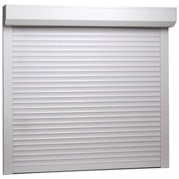 BAO ♪♪♪Volet roulant Aluminium 160 x 150 cm Blanc - Cdiscount Bricolage