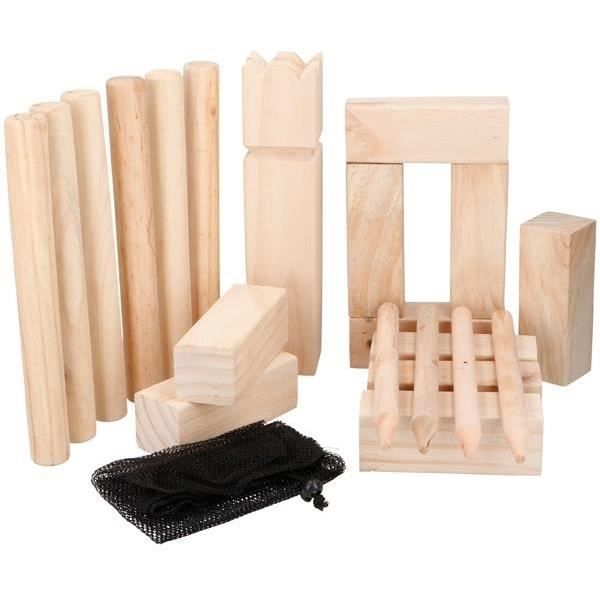 Eddy Toys Kubb lancer bois jeu 22 pcs - Cdiscount Jeux - Jouets