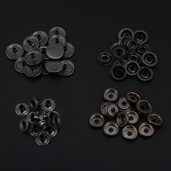 Bouton Fermeture à bouton-pression en métal pour réparation de veste en ...