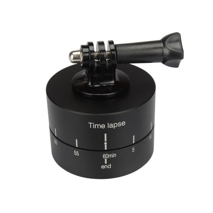 Stabilisateur de chronométrage en aluminium pour photographie,rotatif à 360 °,Louvain,60 min ...