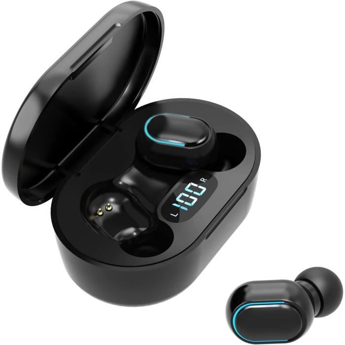 Ecouteurs Bluetooth Sans Fil, Le Ecouteur Sans Fil Ipx7 Étanches,Écran ...
