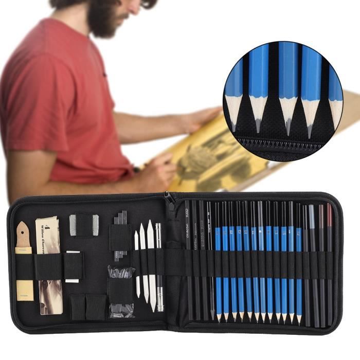 BEA Sketching Pencil Tools Set, 40pcs/Set Sketching Engineering Dessin ...