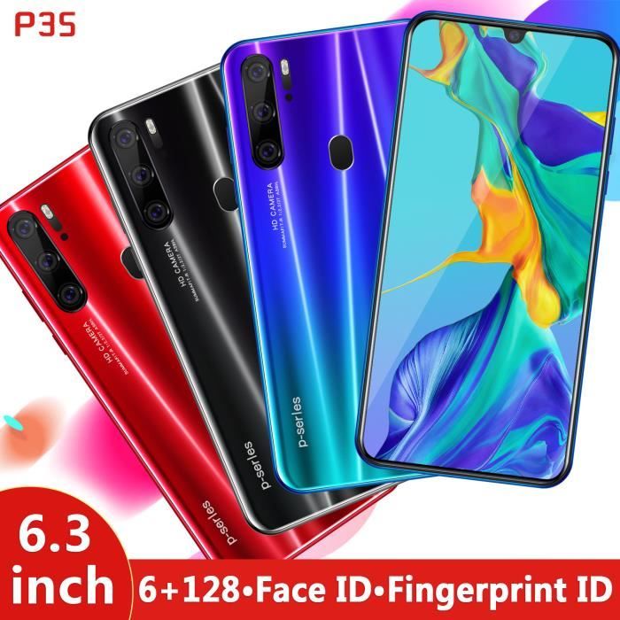 P-serles P35 PRO Smartphone (6G + 128G) Faciale Empreinte digitale ...