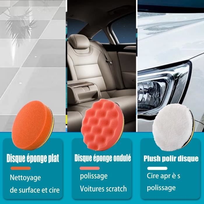 Polisseuse Voiture sans Fil Kit 12V Polissage Cirer Cirage Automobile ...