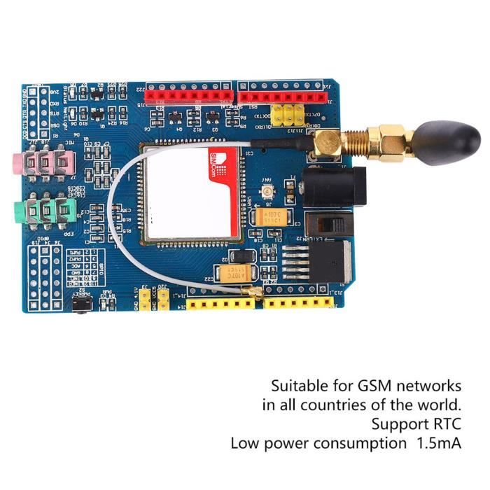Carte de développement Carte D'extension GSM, SIM GPS Founder 850 900 ...