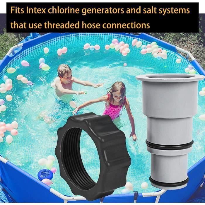 Adaptateur pour tuyau de piscine- Adaptateur de tuyau avec filetage ...