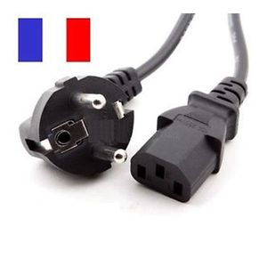 Cable alimentation secteur pc ecran moniteur - Cdiscount