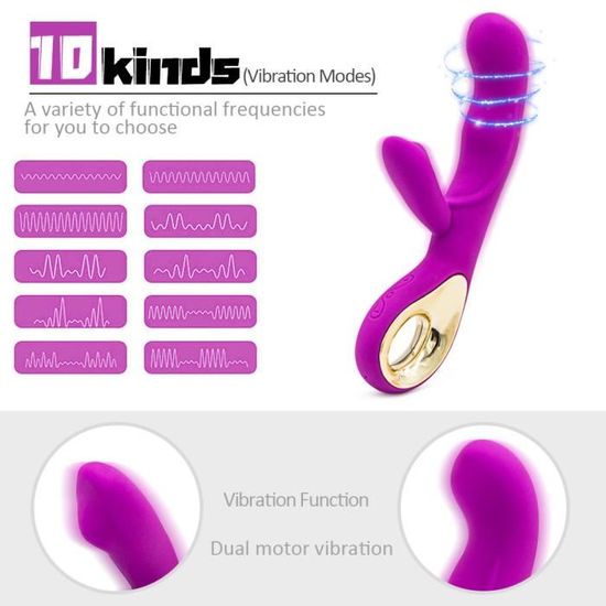 Magic Mains Masseur avec 10 mos operation Mini Wand Massage pour les hommes les femmes Massage ...