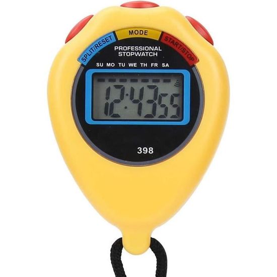 LI-Chronomètre, chronomètre électronique Durable en Plastique ...