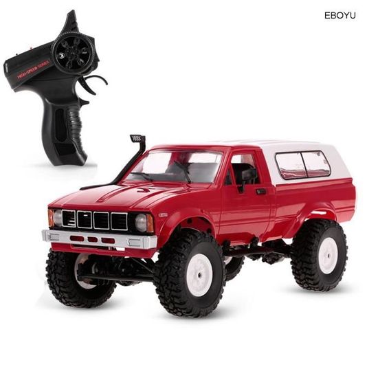 Camion tout terrain WPL C24 RC 1:16 2.4GHz 4WD - Rouge - Chenille - Pick up - Cdiscount Jeux ...