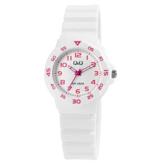 Montre classique Silicone classique Quartz étanche à l'eau cadeau anniversaire V07A-003VY ...