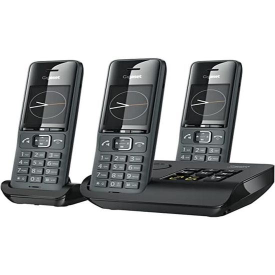 Comfort 520A Trio - 3 téléphones sans Fil avec répondeur - élégant ...