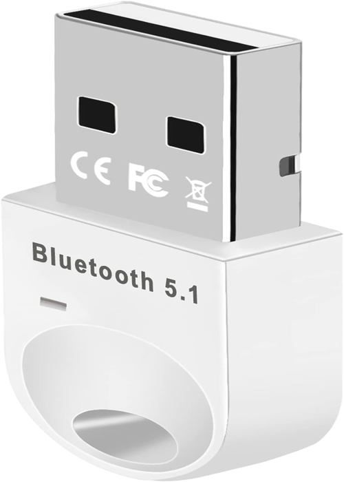 Adaptateur Usb Bluetooth 5.1, Clé Bluetooth Dongle Pour Windows 11/10/8.1/7, Supporte Casque ...