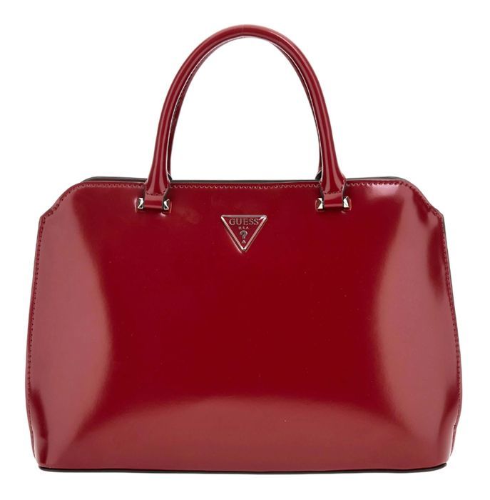 Sac à main - GUESS - Arnela Girlfriend Satchel - Rouge foncé - 100% ...