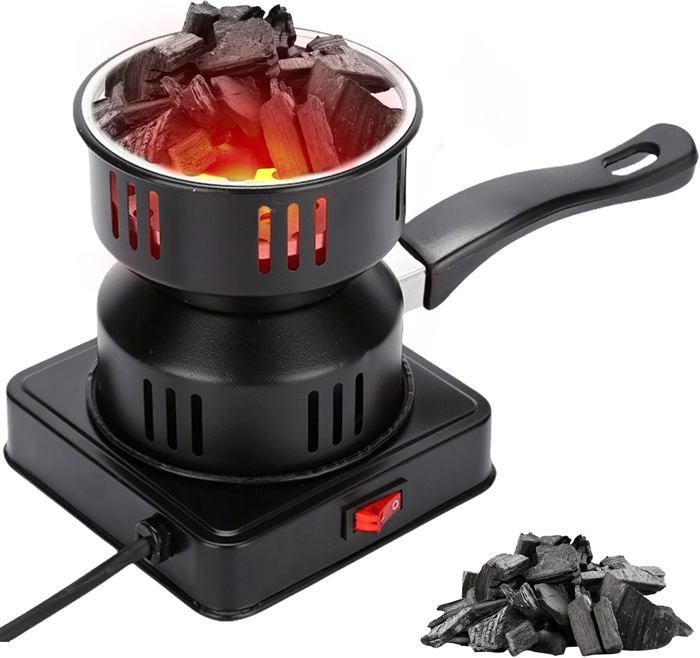 Allume-charbon, 500 W, barbecue à charbon électrique avec poignée ...