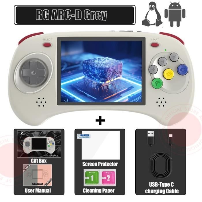128G(4500 Games) - Rg arc-d gris - ANBERAlfred RG ARC-D RG Console de ...