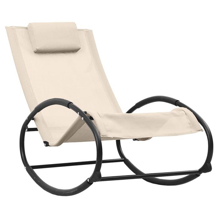 Transat chaise longue bain de soleil lit de jardin terrasse meuble d ...