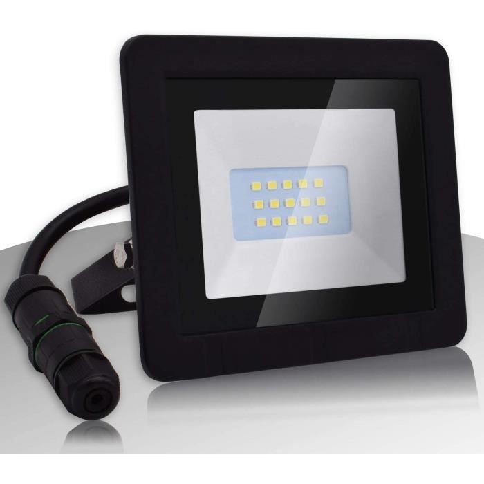 Projecteur LED 10W Projecteur extra plat IP65 | Extérieur et intérieur ...