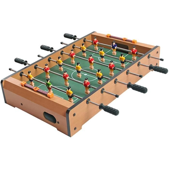 Babyfoot baby-foot avec ballon, mini jeu de table de football en bois ...