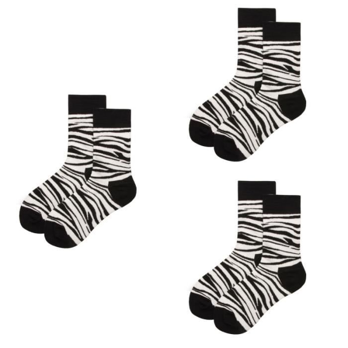 3 paires de bassins de coton chauds de la mode chaussettes de rayures ...