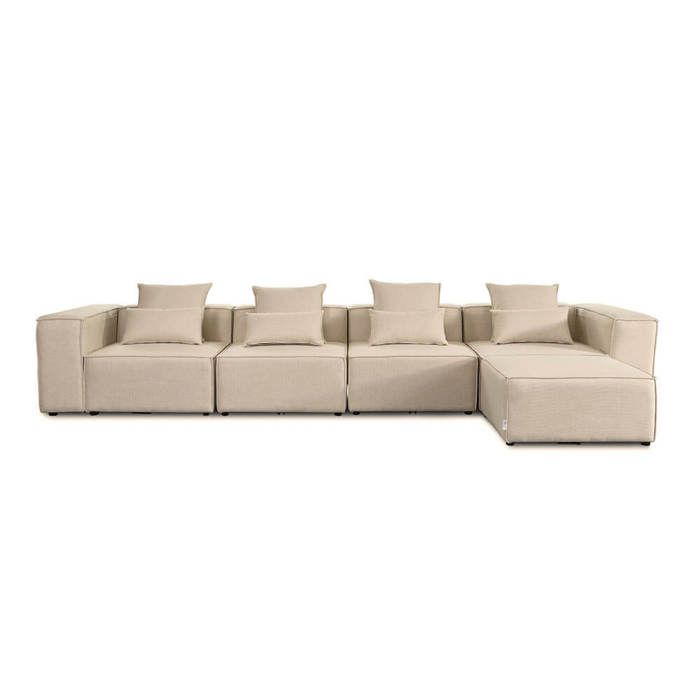 Canapé HOME DELUXE 'VERONA XL' >Version: XL - Taille: 415cm x 68cm x ...
