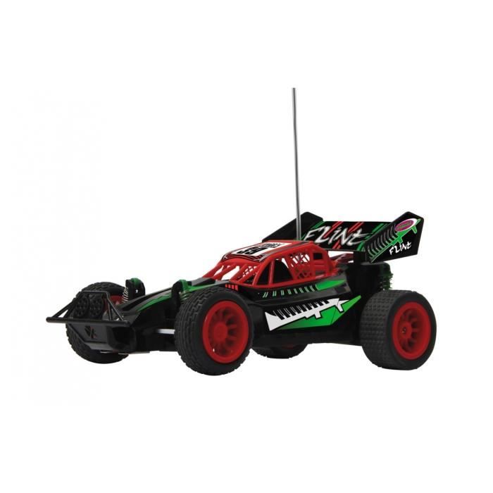 Buggy RC - Jamara - Flint Buggy - 27 MHz - Rouge/Vert - 1:14 - Pour ...