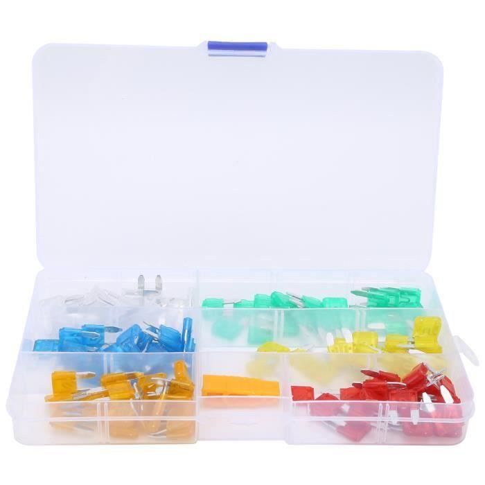 Tianyi-LAR Assortiment de fusibles de lame 240 pièces Ensemble assorti ...