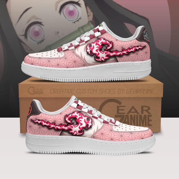 Baskets Nezuko Blood Demon Arts Anime Demon Slayer Chaussures de course ...