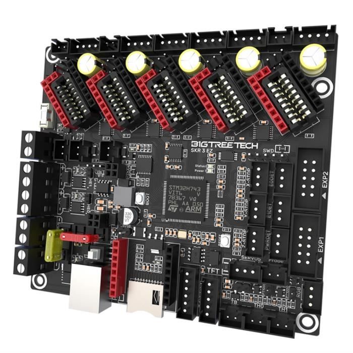 BIGTREETECH SKR 3 EZ V1.0 32Bit Motherboard BTT SKR 3 3D Printer - Cdiscount Informatique