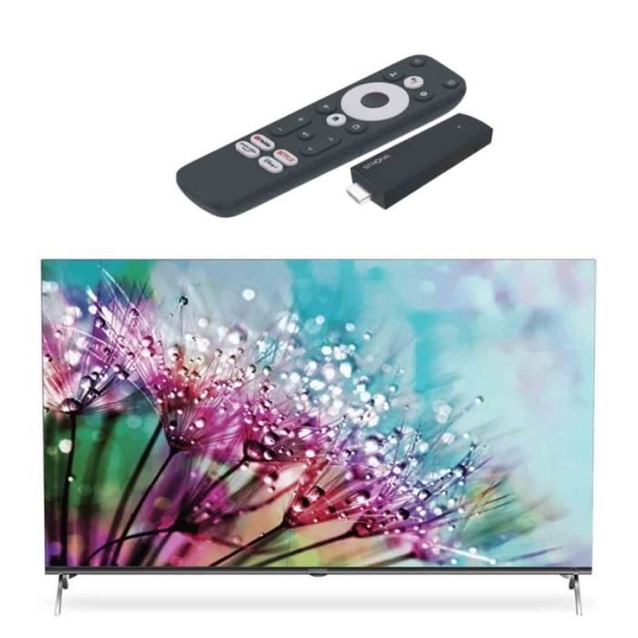 PACK STRONG TV ULTRA HD 4K 43" 108cm SMART TV Mode Hotel + Clé TV HDMI ...
