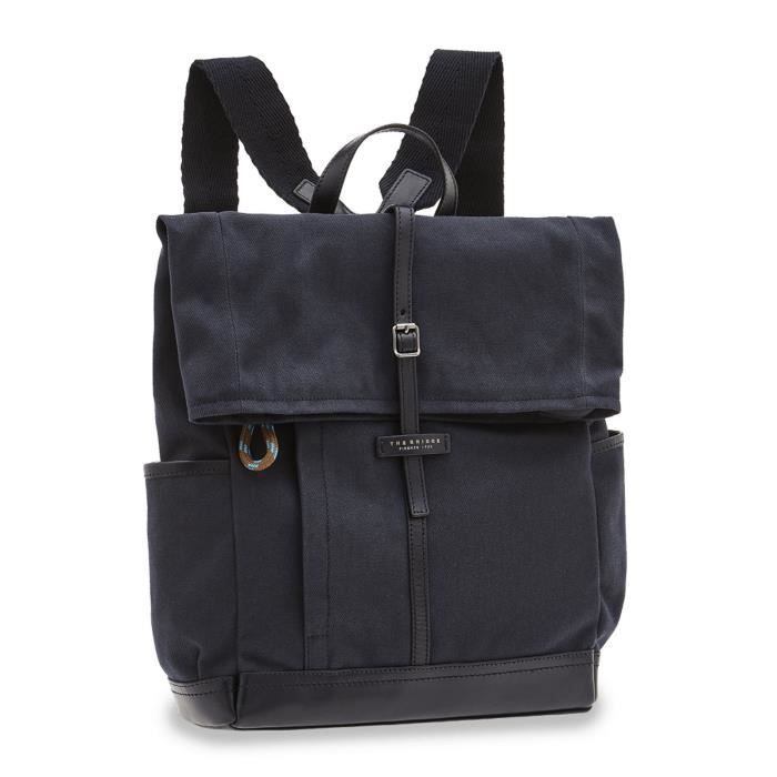 THE BRIDGE Leonardo Backpack Oceano / Rutenio scuro [146176] - sac à ...