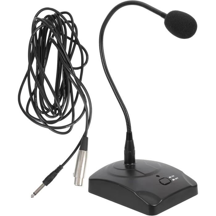 Microphone Micro De Diffusion Micro D'Ordinateur Micro Avec Socle Micro ...