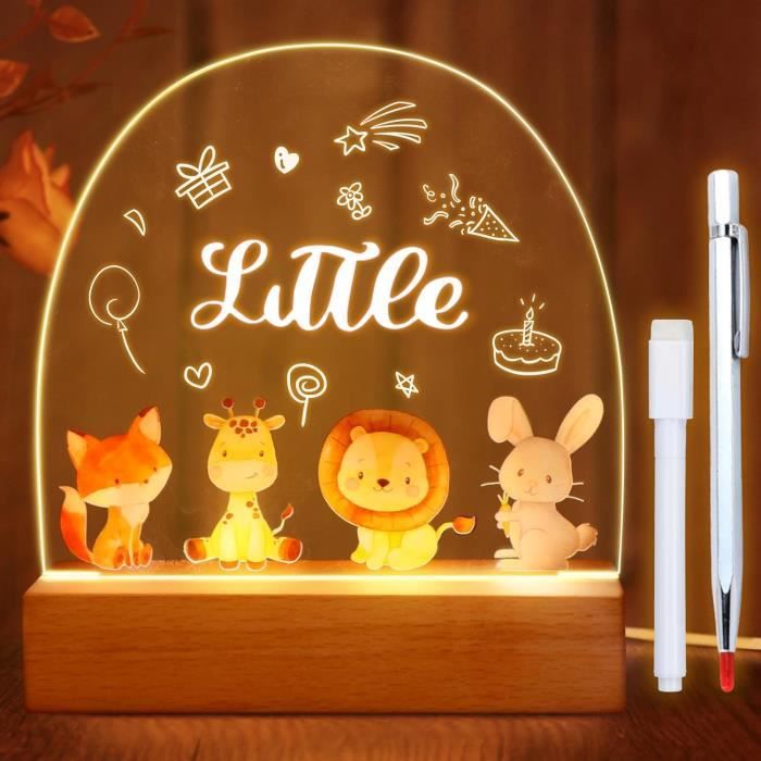Veilleuse Bébé Personnalisé Veilleuse Lampe De Chevet Cadeau Naissance ...