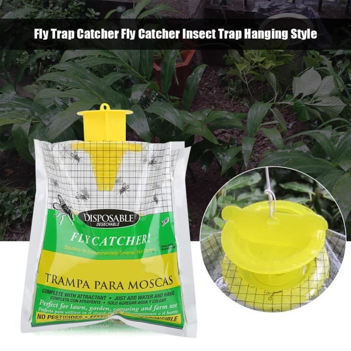 VBESTLIFE Rescue Fly Trap Le sac jetable de piège à mouches de ...