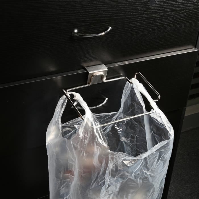 Zerone support de sac poubelle Porte-Sac Poubelle de Cuisine Porte-Sac ...