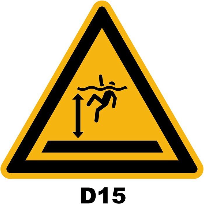 Autocollant Danger Warning Avertissement Nf Iso7010 - Sticker Adhésif ...