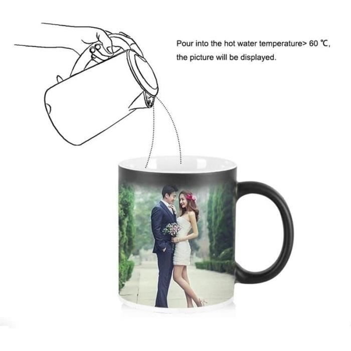 Tasses Magiques Personnalisée Avec Photo Ou Texte - Mug Magique ...