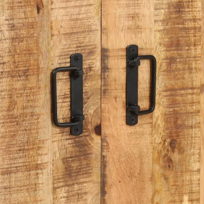 CHEZ STAR® Luxe Bibliothèque à 4 niveaux 80x30x180 cm Bois de manguier ...