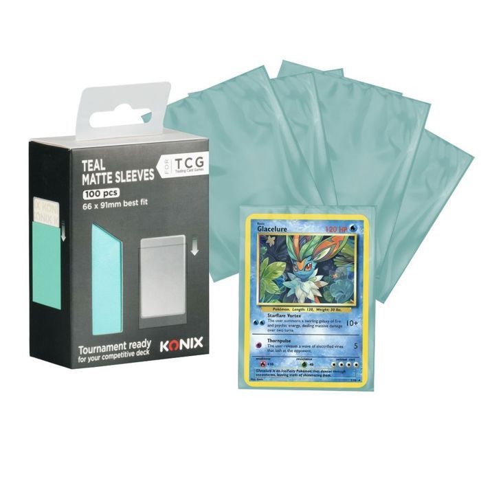 Protège-cartes - Konix - Matte Sleeves 66 x 91 mm compétition - 100 ...