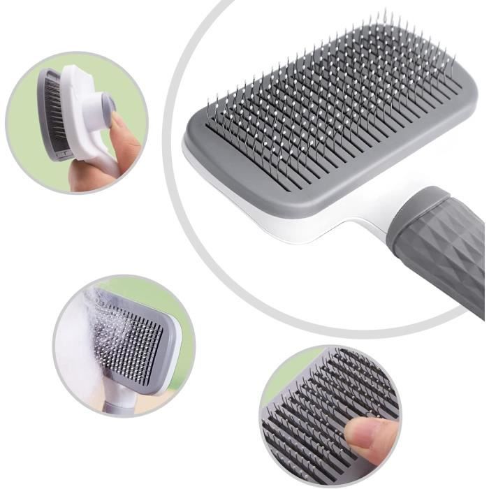 Brosse Poils De Chat Chien, Brosse Chat Poil Court Long, Brosse À Chat ...