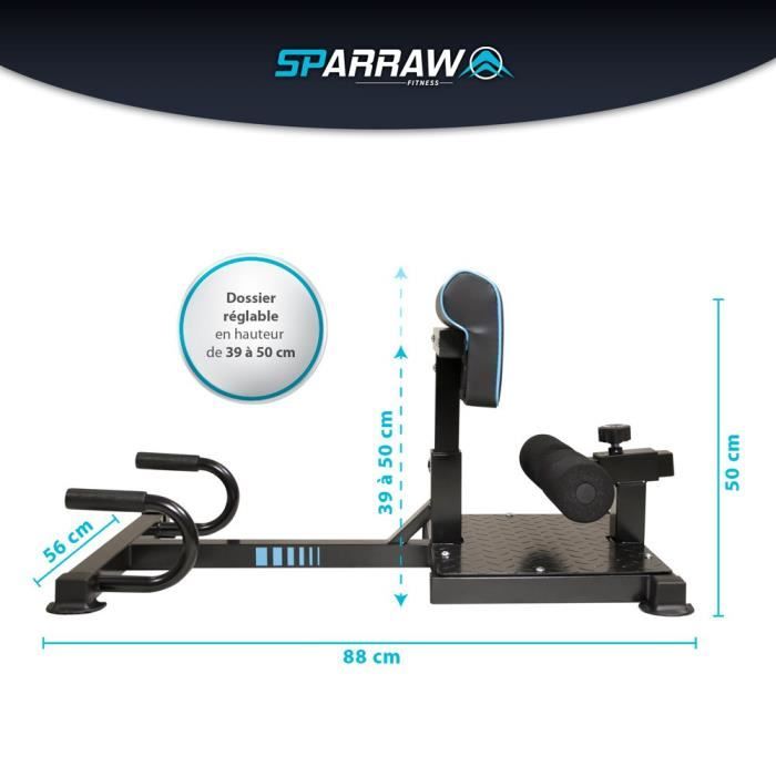 Squat Machine ALTIUS Appareil de musculation multifonction 88 x 56 x 50 ...