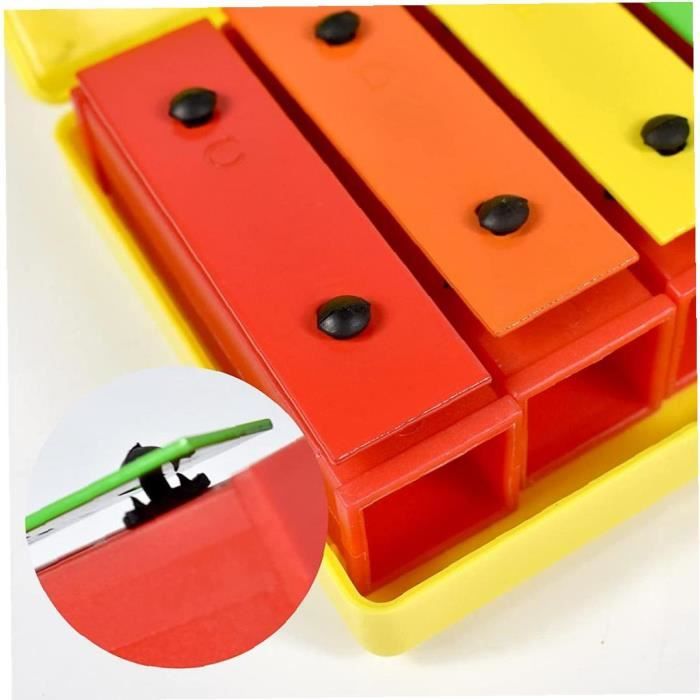 Xylophone en bois 8 note xylophone enfants, chromatique glockenspiel ...