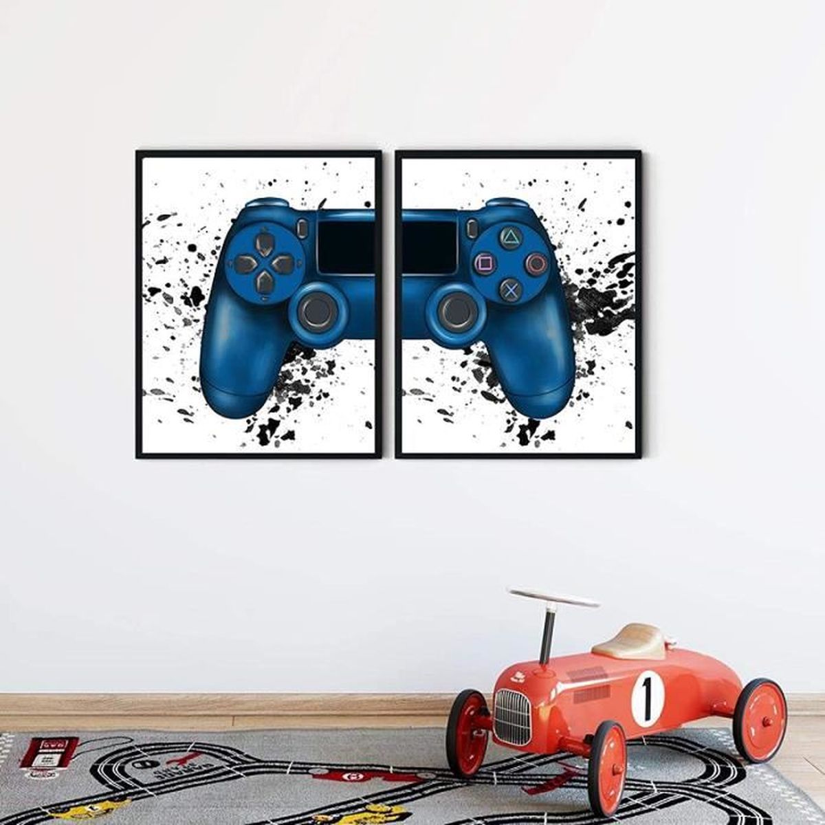 Affiche impression manette de jeu illustration mur art photo manette de ...