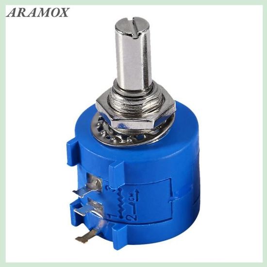 ARAMOX Potentiomètre Précision à Fil 10K Ohm 3590S-2-103L 10 Tours ...