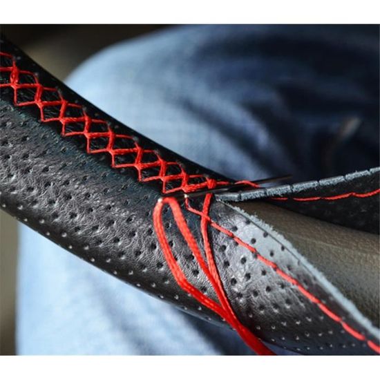 Housse de volant en cuir tressé, pour Renault Megane 2 3 Duster Logan ...