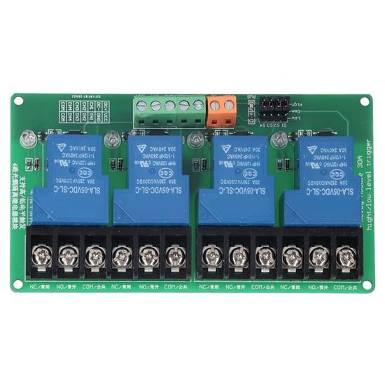Module de relais 4 canaux 30A module de relais de courant de haut ...