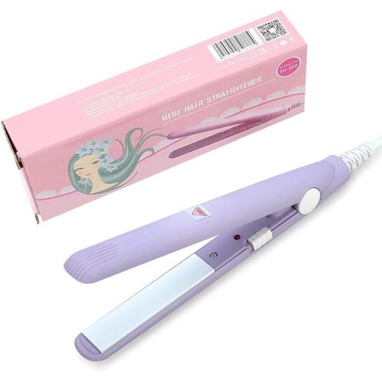 Mini Lisseur 2 en 1, Lisseur à Cheveux Mini Fer a Lisser avec ...