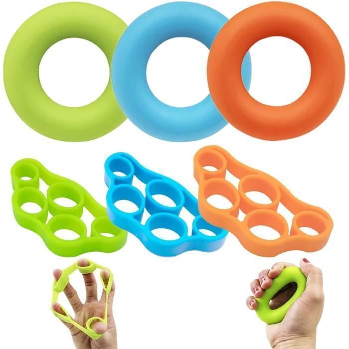 Muscleur de Main Grip Anneaux Ronds Renforcement de la préhension bande ...