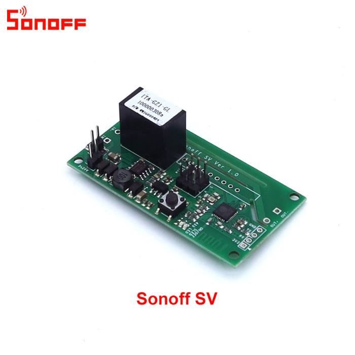 Sonoff SV-Module de commutation intelligent WiFi sans fil SV 5-24V ...